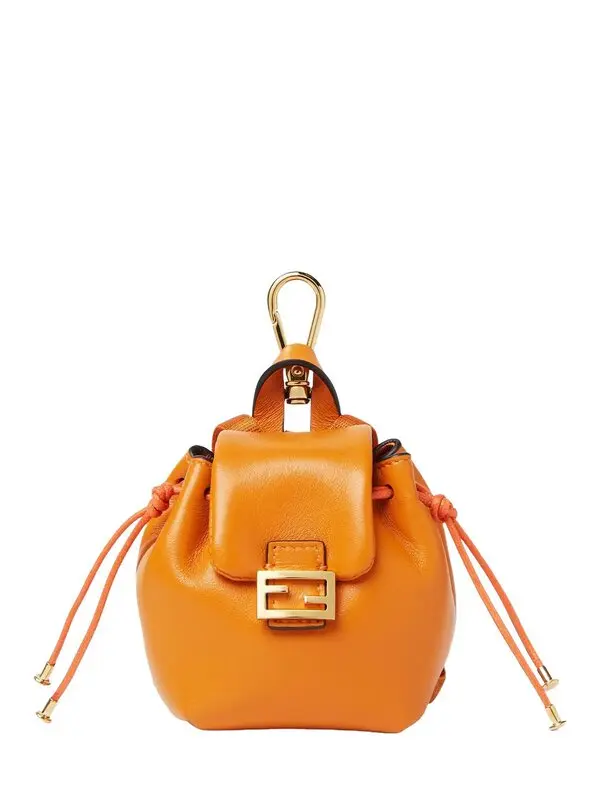 Fendi Nano Backpack Charm - Orange