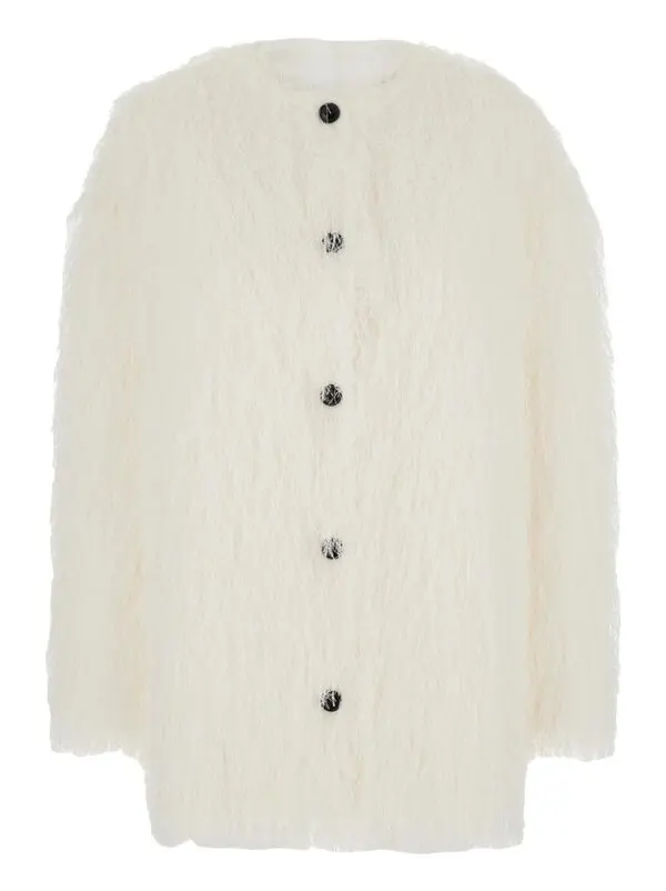 Loulou De Saison Filipo Fringe Jacket - White