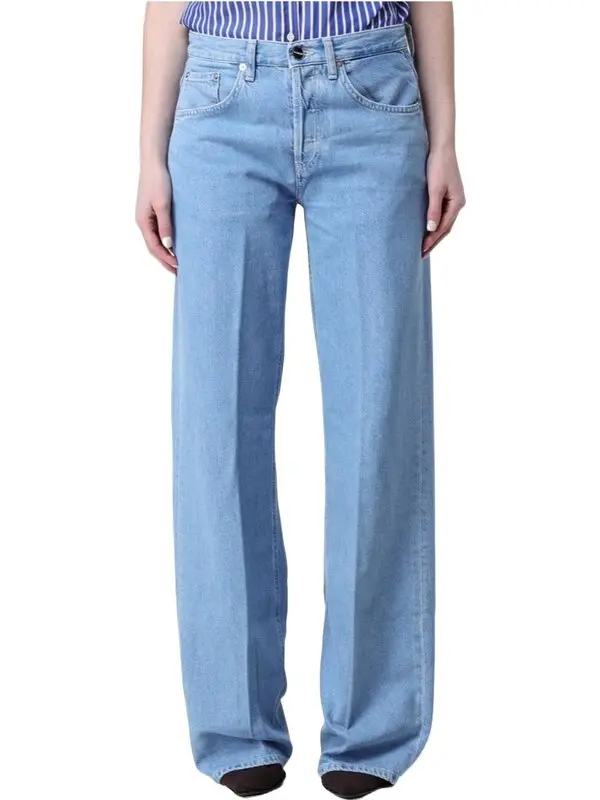 DONDUP Jacklyn Straight Leg Jeans - Blue