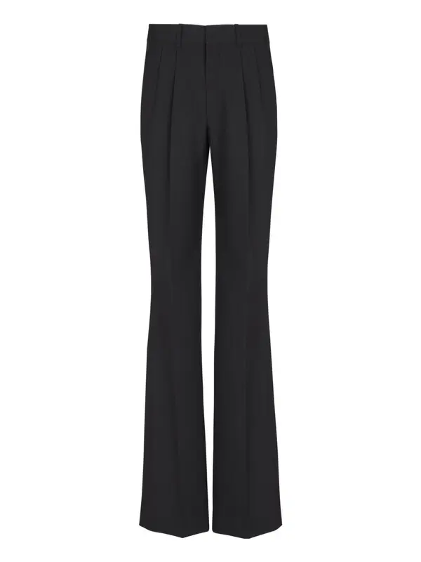 Balmain Straight-leg Tailored Trousers - Black