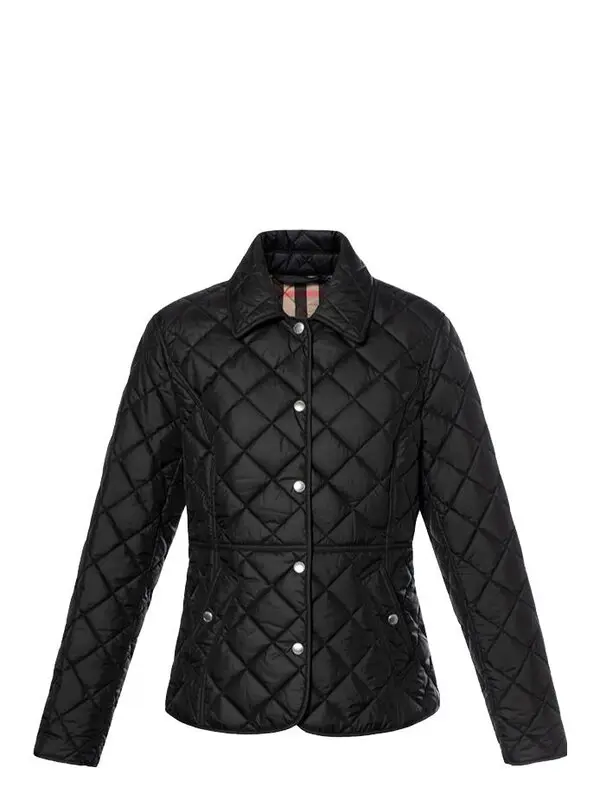 Burberry Quilted Cotton-padded Long-sleeve Jacket - No