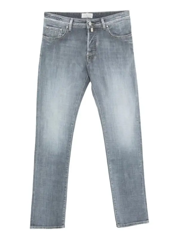 Jacob Cohen Slim-fit Jeans With Classic Five Pockets - Light Gray