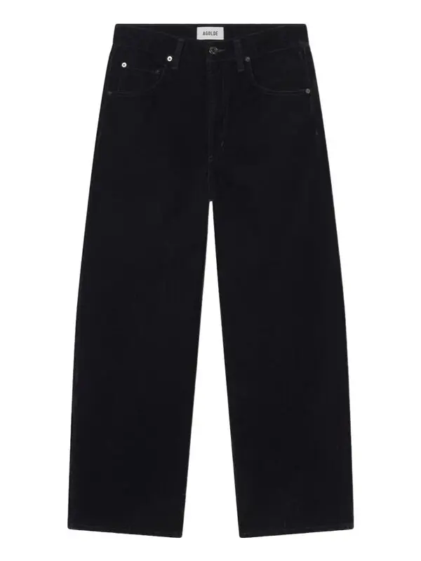 AGOLDE Low Curve Velvet Jeans - Blue Passion