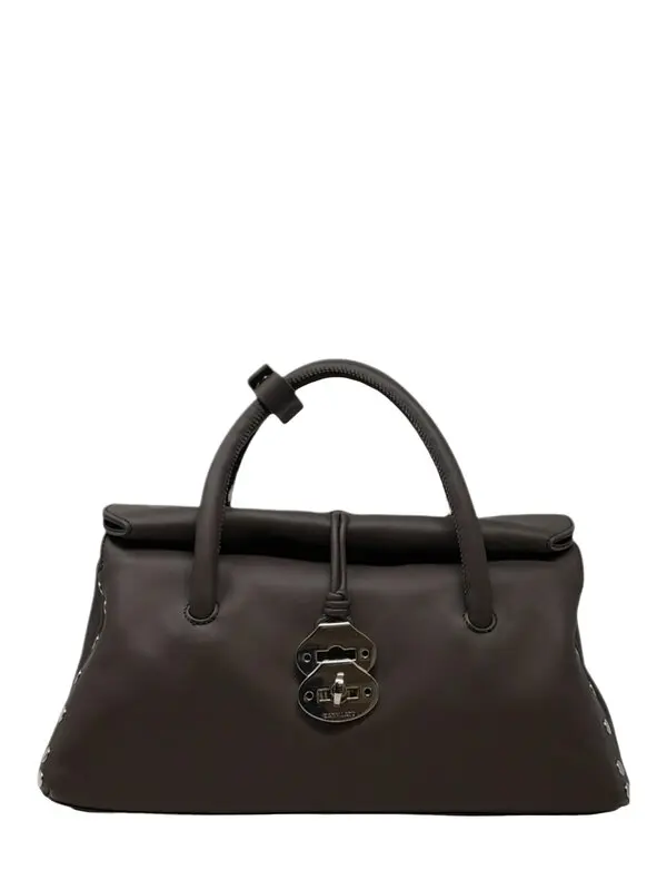 ZANELLATO Logo Shoulder Bag - Black