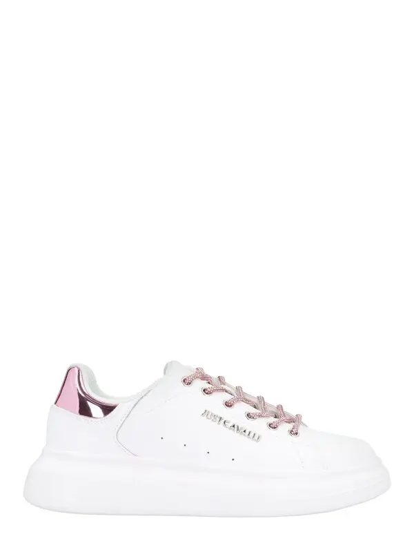 Just Cavalli Embellished Low-top Sneakers - White