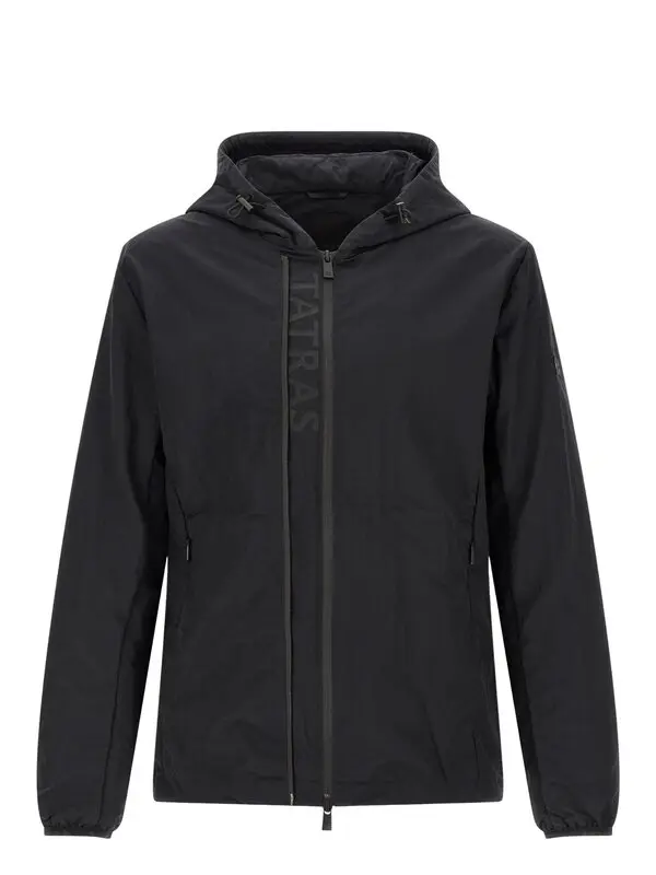TATRAS Audee Zip Up Hooded Jacket - Black