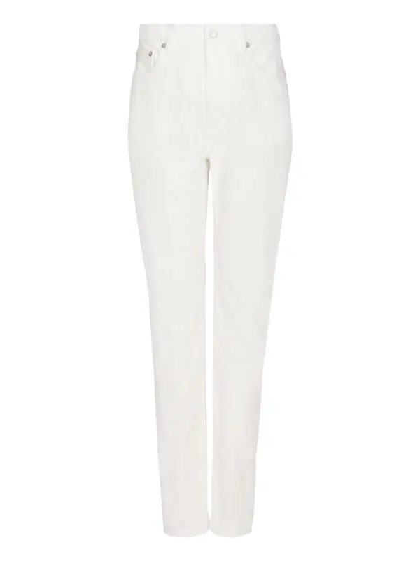 Alaïa Skinny Denim Jeans - White