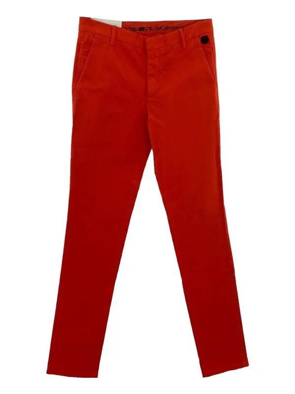 Kenzo Belt Loop Casual Pants - Red