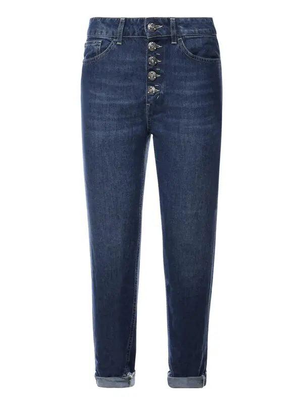 DONDUP High-rise Button-fly Jeans - Blue