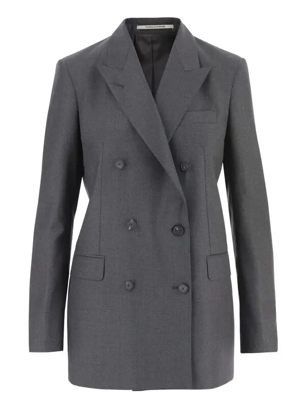Tagliatore Double-breasted Tailored Jacket - Black