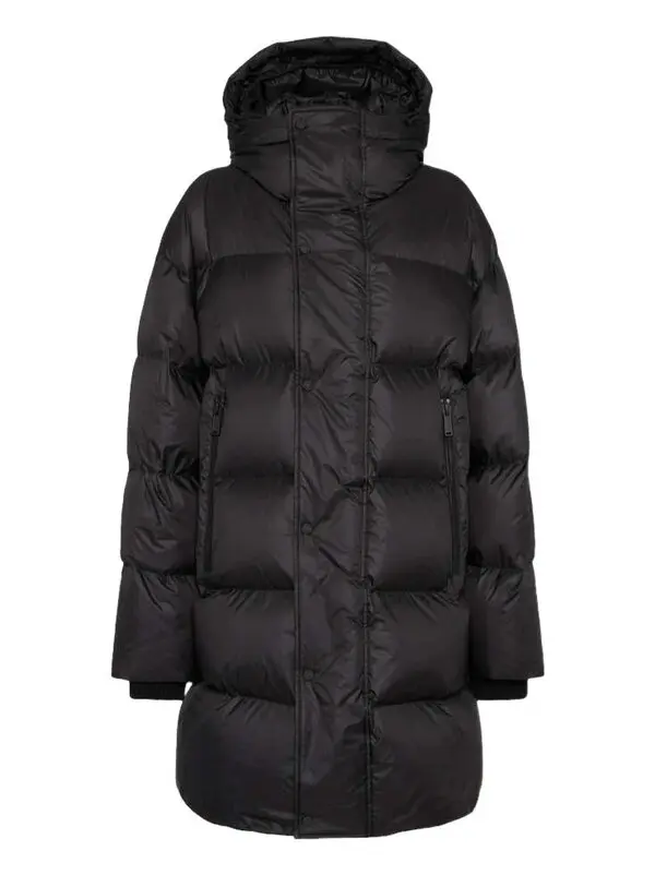 Dsquared2 Long Sleeved Hooded Down Coat - Black