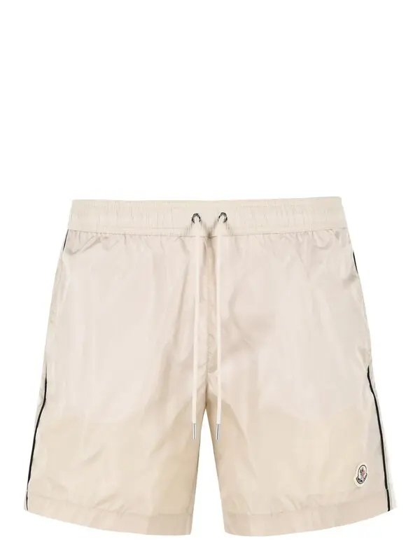 Moncler Technical Drawstring Bermuda Shorts - Snow-white