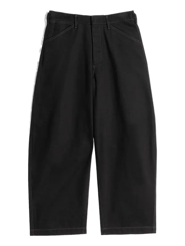 LEMAIRE Maxi Workwear Pants - Black