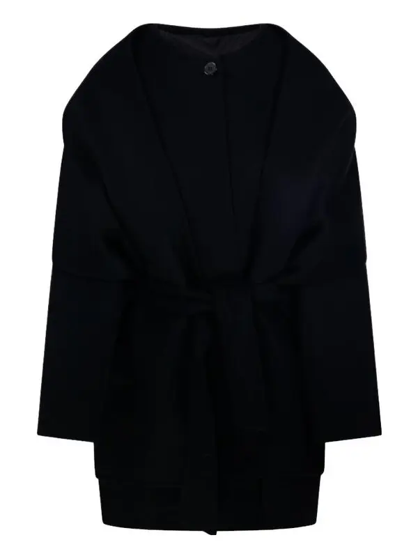 P.a.r.o.s.h Belted Coat - Black