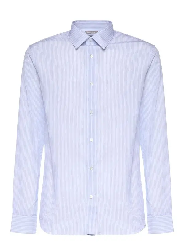 Dior Slim Striped Shirt - Blue