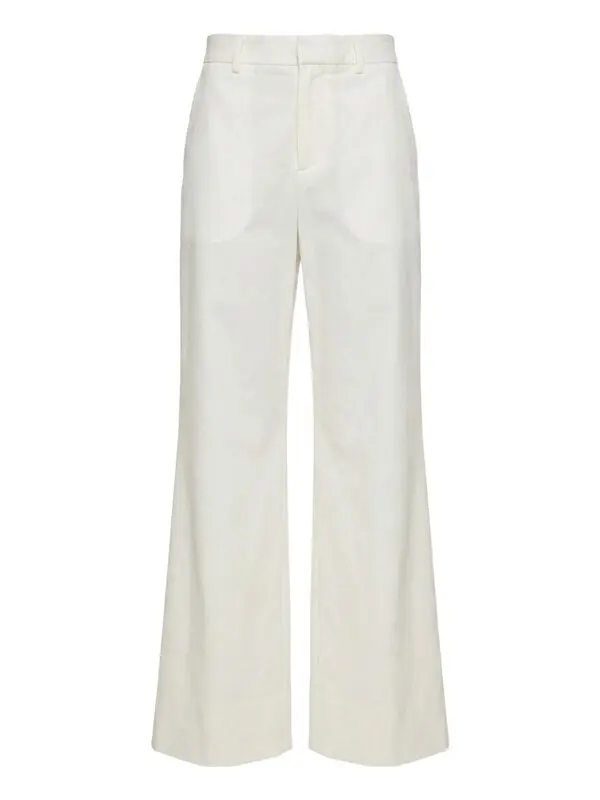 TWINSET Belted Pocket Trousers - White