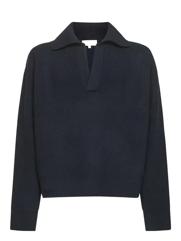 Studio Nicholson Long Sleeve Knitted Sweater - Black