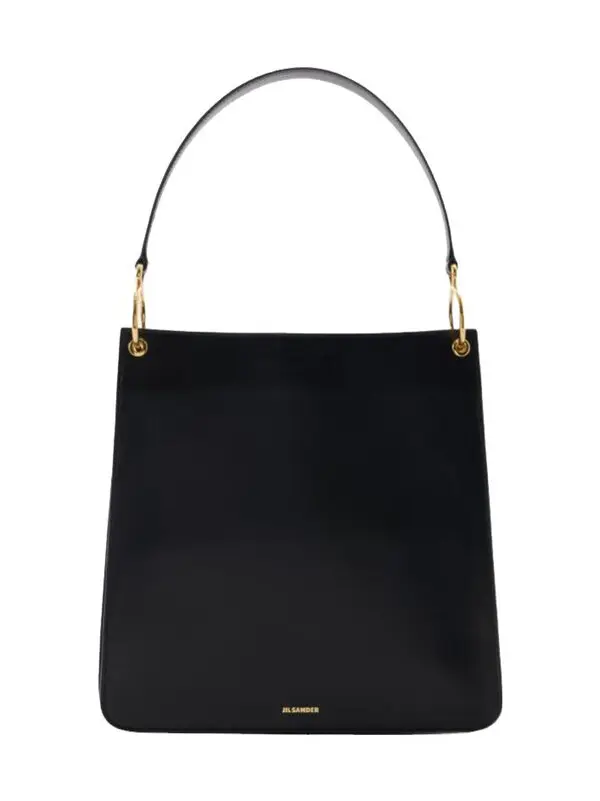 JIL SANDER Otto Medium Shoulder Bag - Black