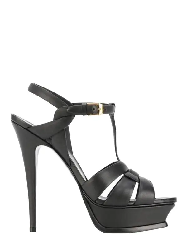 Saint Laurent Tribute High Heel Sandals - Black