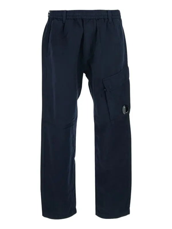 C.P. COMPANY Boxy Cargo Pants With Lens Detail - Black