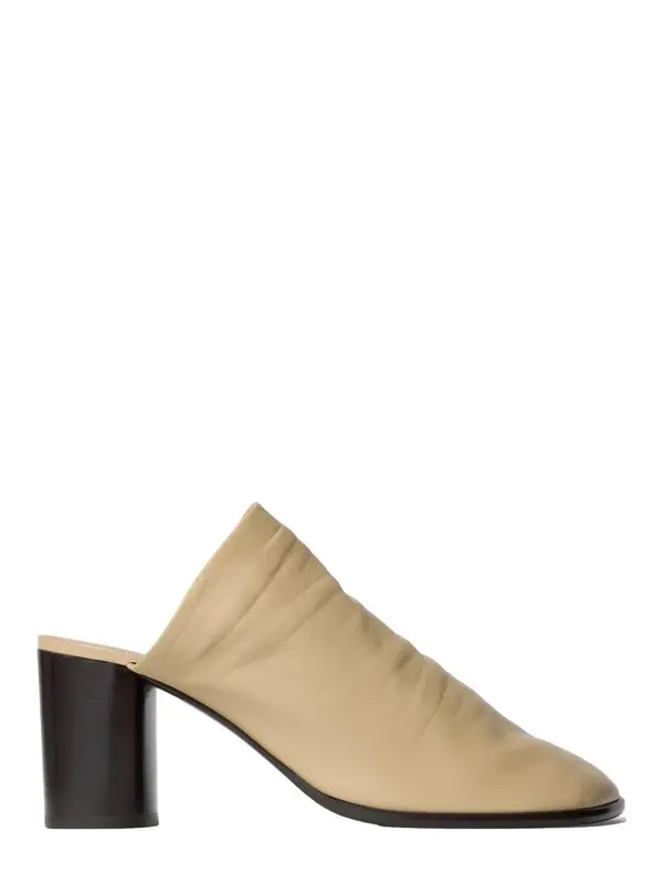 LEMAIRE Glove Mules - Sesame