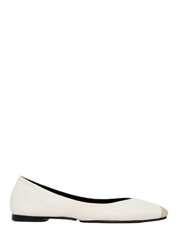 Jacquemus Ballerina Flats With Toe Detailing - Light Beige