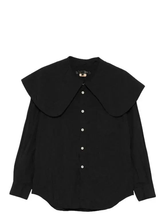 Comme Des Garçons Pilgrim Collar Buttoned Blouse - Black
