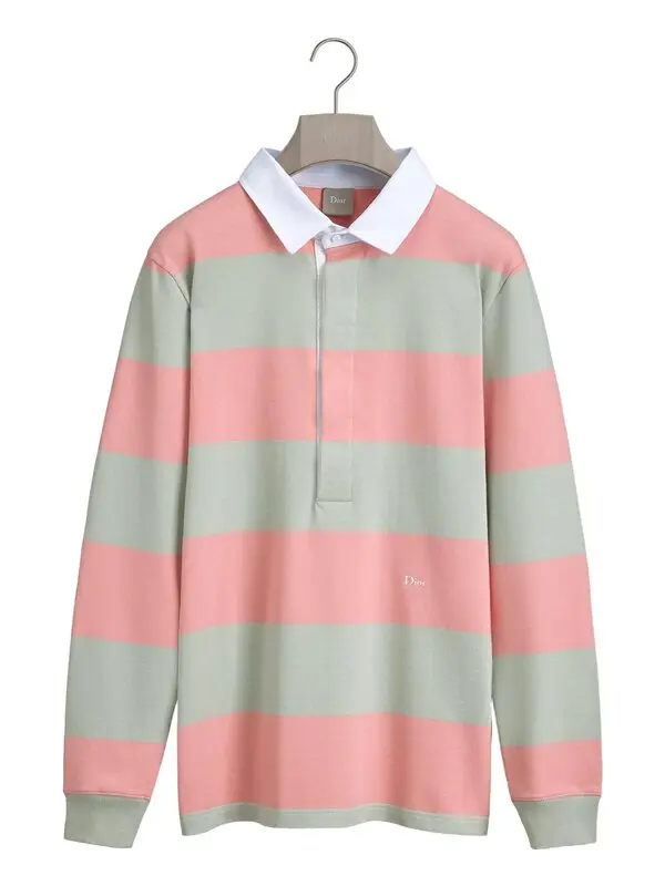 Dior Long-sleeved Polo Shirt - Gray