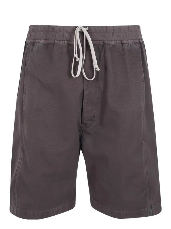 Rick Owens Drawstring Cargo Shorts - Black