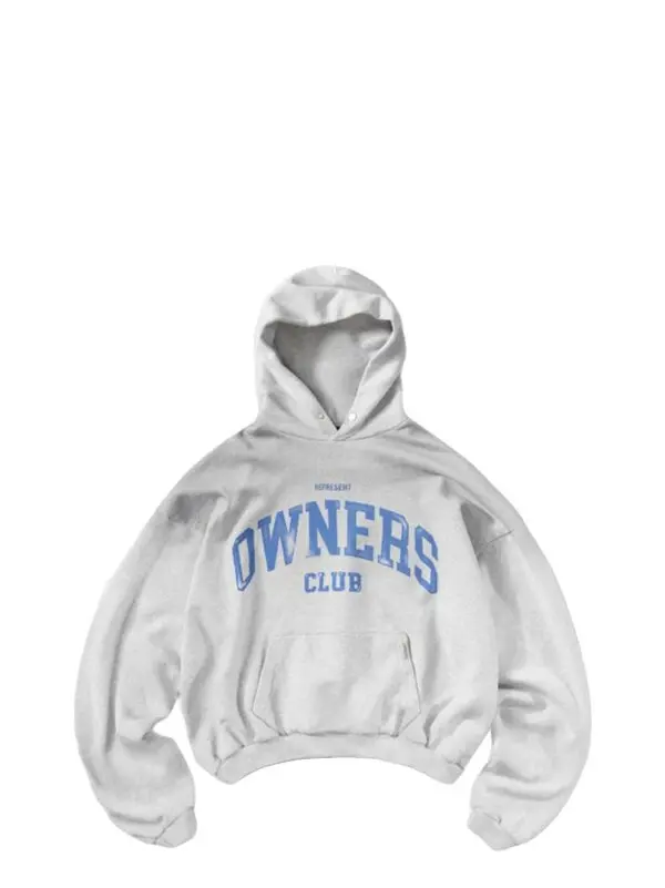 REPRESENT Owners Club Hoodie - Spraying Ice Gray Marl