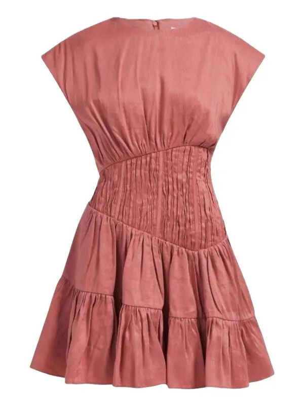 Aje Ecliptica Mini Dress - Pink