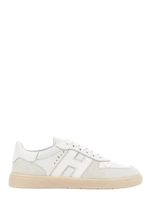 Hogan H-stripes Lace-up Sneakers - White