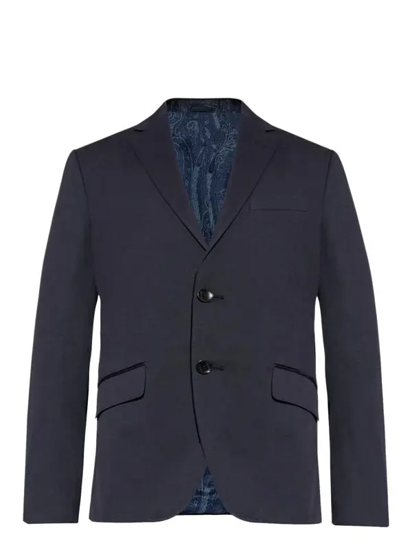 Etro Single-breasted Blazer - Black