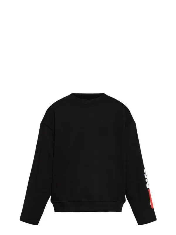 DIESEL® S-boxt-nc-div Crewneck Sweatshirt - Black