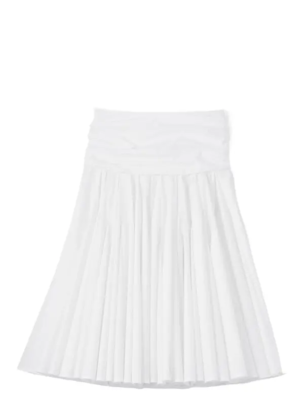 Jacquemus Draped Petticoat Skirt - White