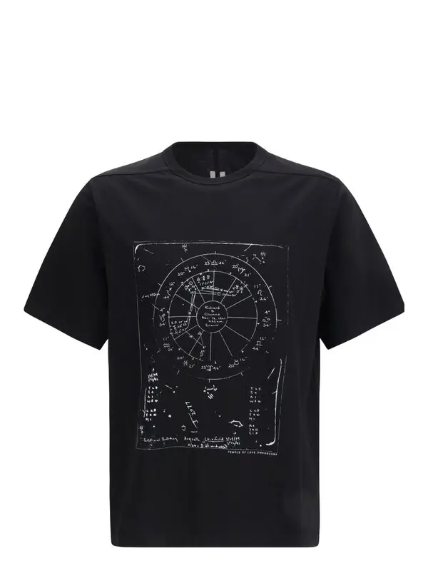 Rick Owens Crew Neck Short-sleeved T-shirt - Black
