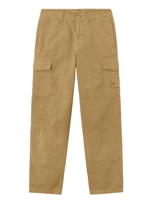Stone Island Straight-leg Cargo Trousers - Dark Beige