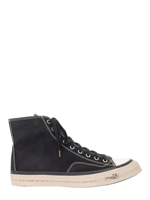 Visvim High Top Sneakers With Lace-up Closure - Black
