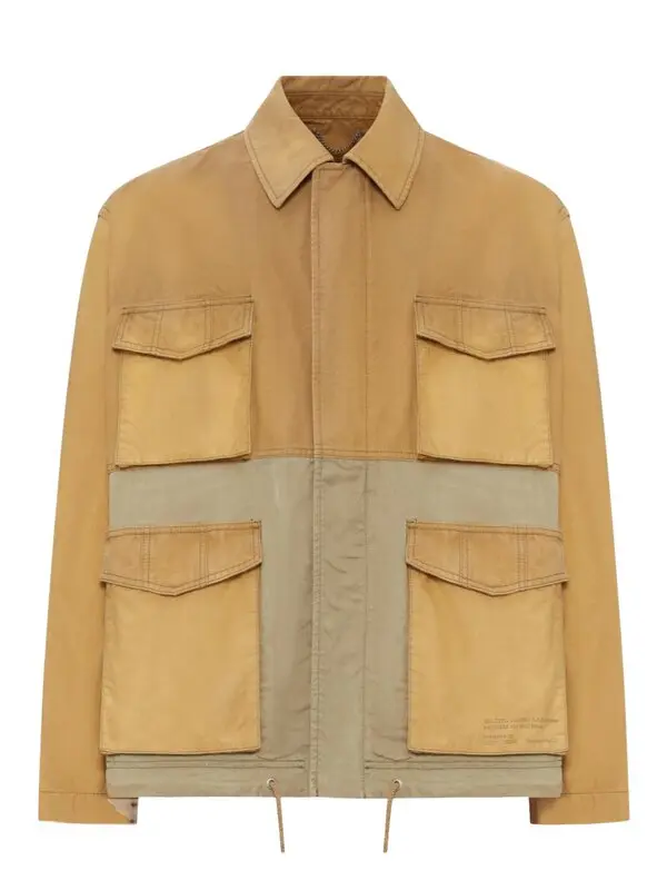 GOLDEN GOOSE Collared Long Sleeve Jacket - Nude