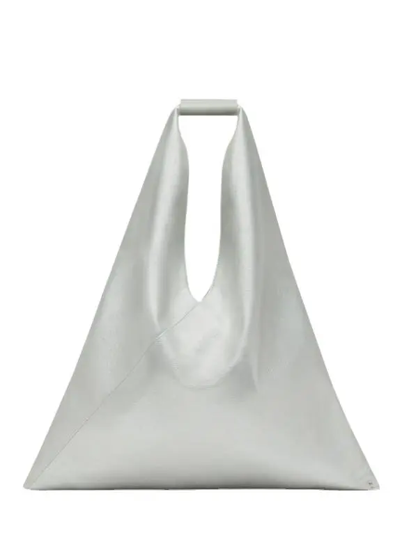 MAISON MARGIELA Japanese Logo Detailed Tote Bag - Silver