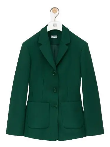 Loewe Single-breasted Blazer - Green