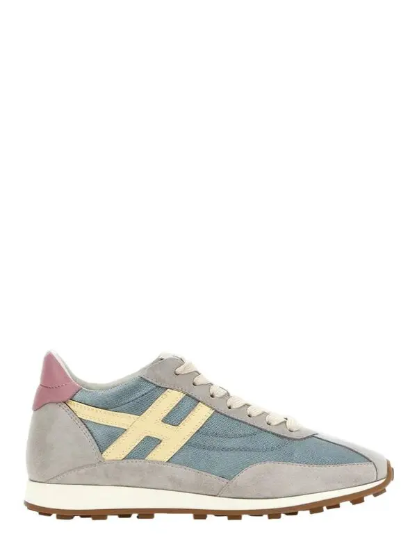 Hogan Athletic Sneakers - Light Blue, Yellow, Gray