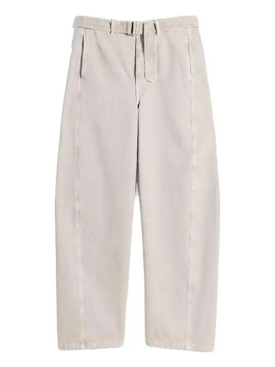 LEMAIRE Twisted Belted Jeans - Moonstone