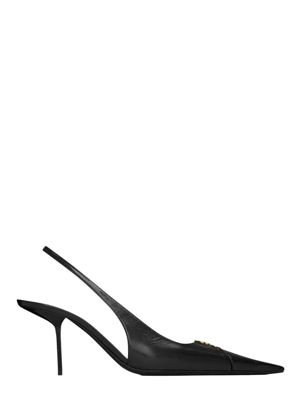 Saint Laurent Babylone Breteuil Slingback Pumps - Black