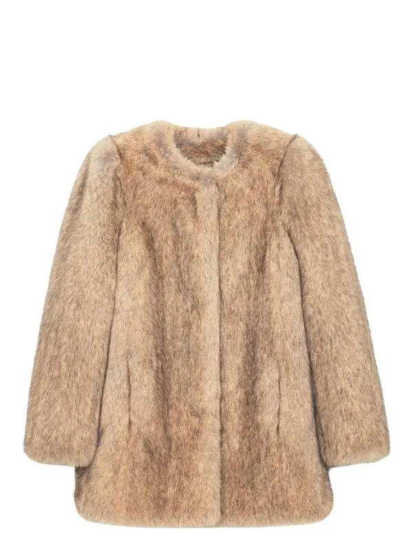 STAND STUDIO Sadie Crewneck Jacket - Nude