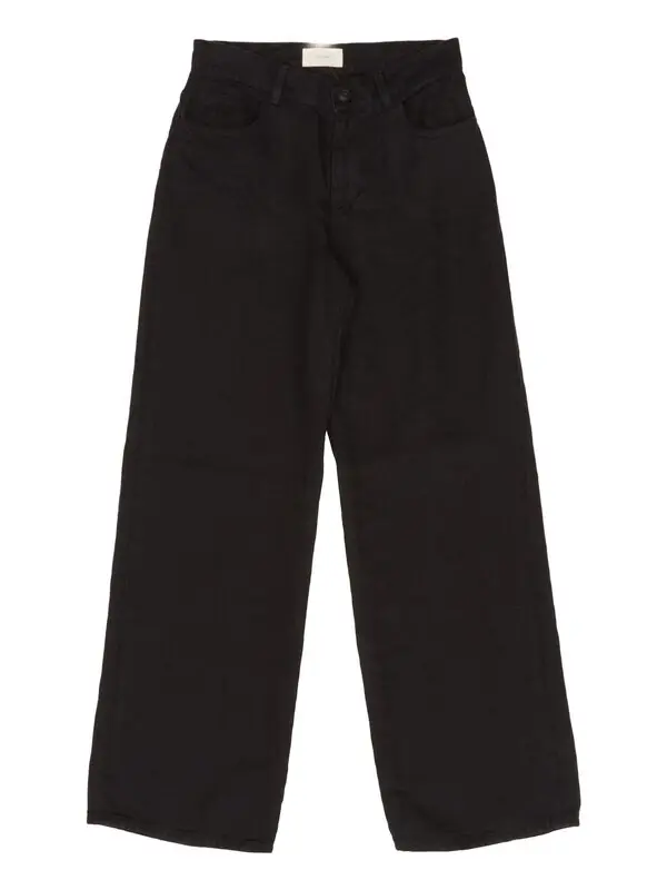 THE ROW Eglitta Straight Leg Jeans - Black