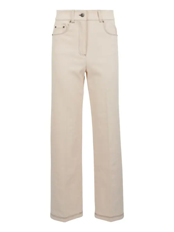Max Mara Belt Loop Jeans - Ivory