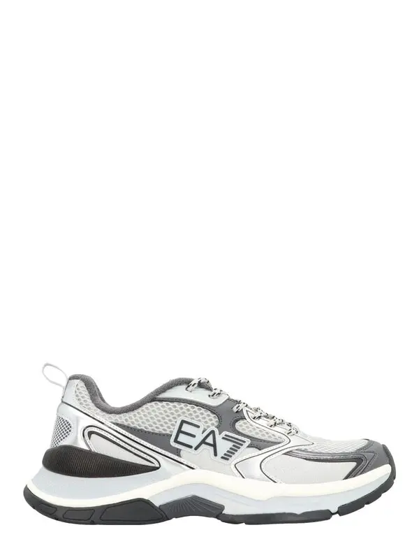 EA7 Predator Metallic-panel Low-top Sneakers - White