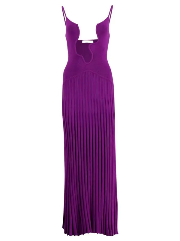 Christopher Esber Salacia Wired Cut-out Maxi Dress - Purple