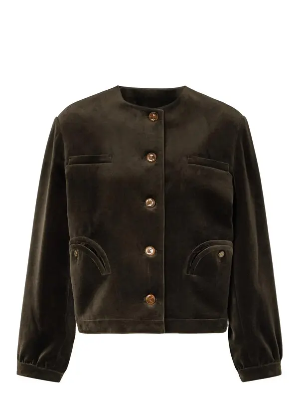 BLAZÉ MILANO Jealousy Gliss Bolero Jacket - Brown